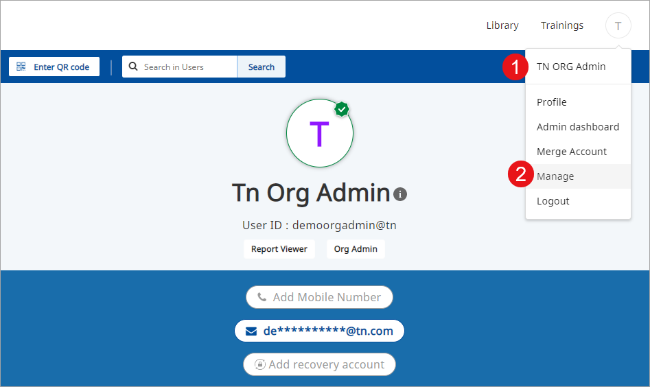 Search and Update User Profiles