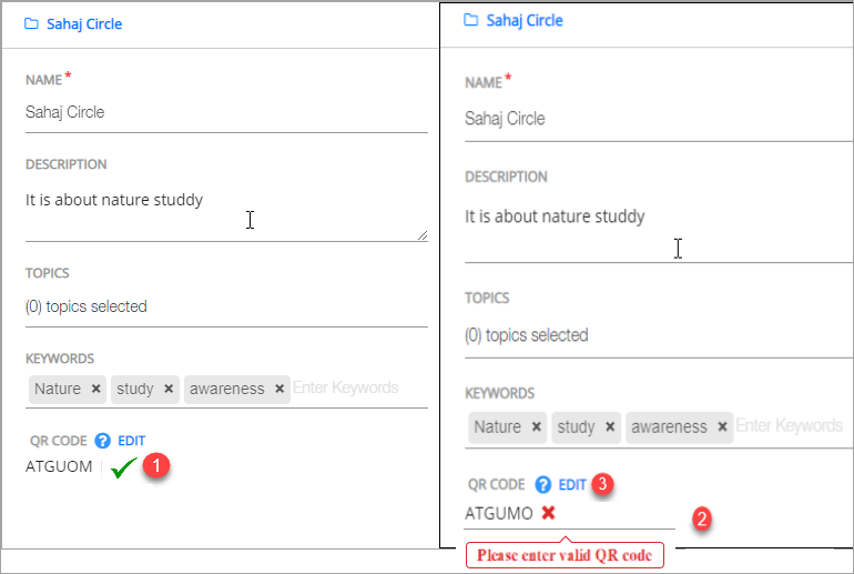 Link and Unlink QR Code